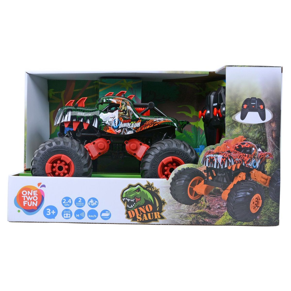 One Two Fun RC 1/16 Dino Asst avec USB pas cher - Auchan.fr