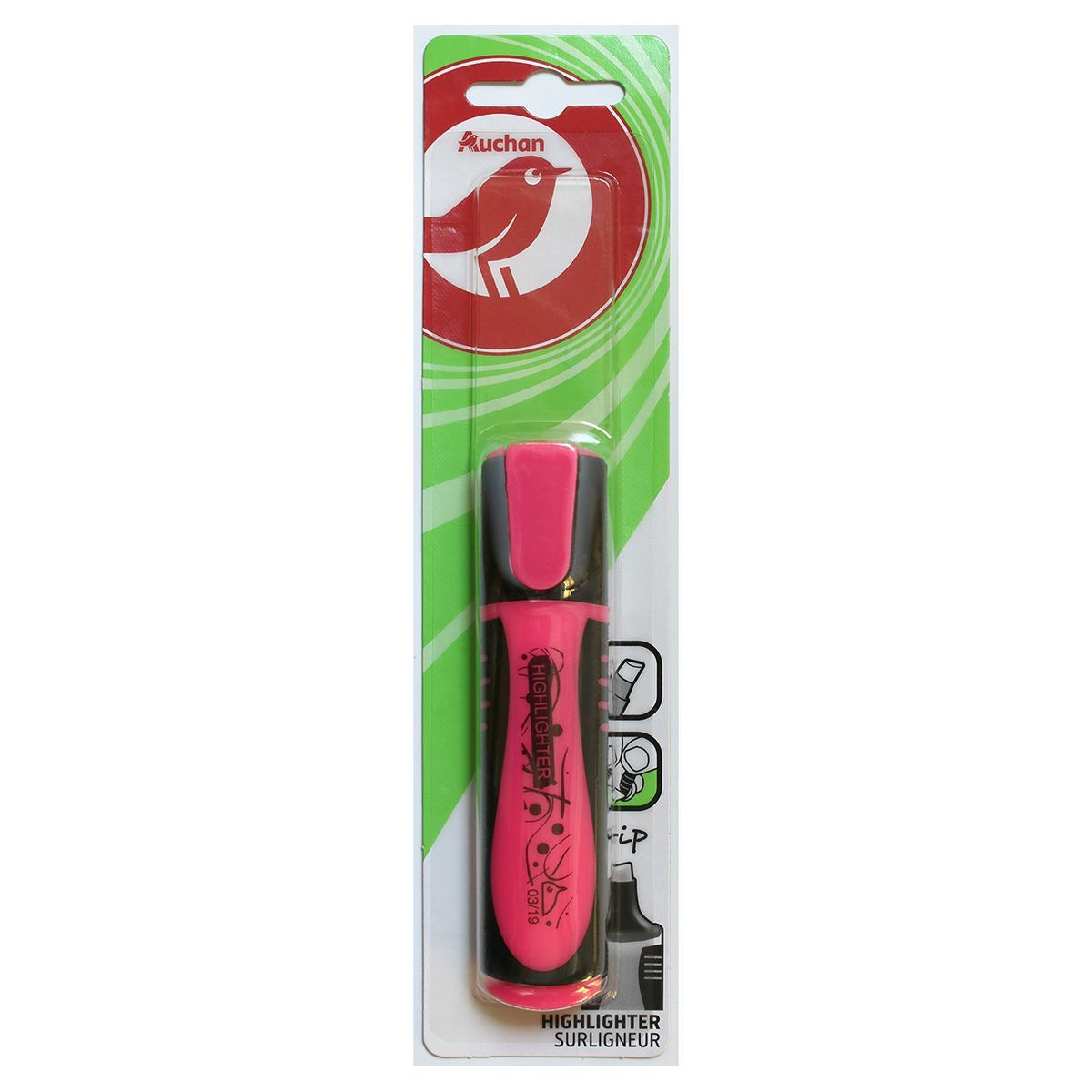 AUCHAN Surligneur plat rose pas cher - Auchan.fr AUCHAN Surligneur plat rose pas cher - Auchan.fr