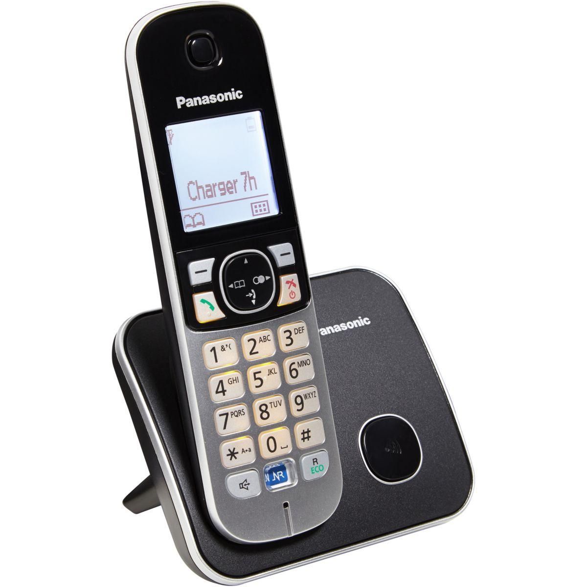 PANASONIC Téléphone sans fil KX-TG6811 pas cher - Auchan.fr